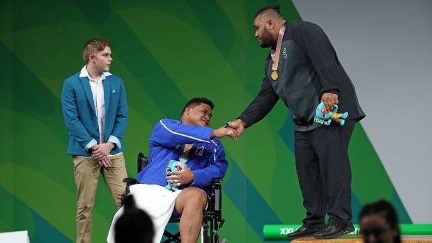 David Liti recieved award for outstanding sporting spirit at Gold Coast ...