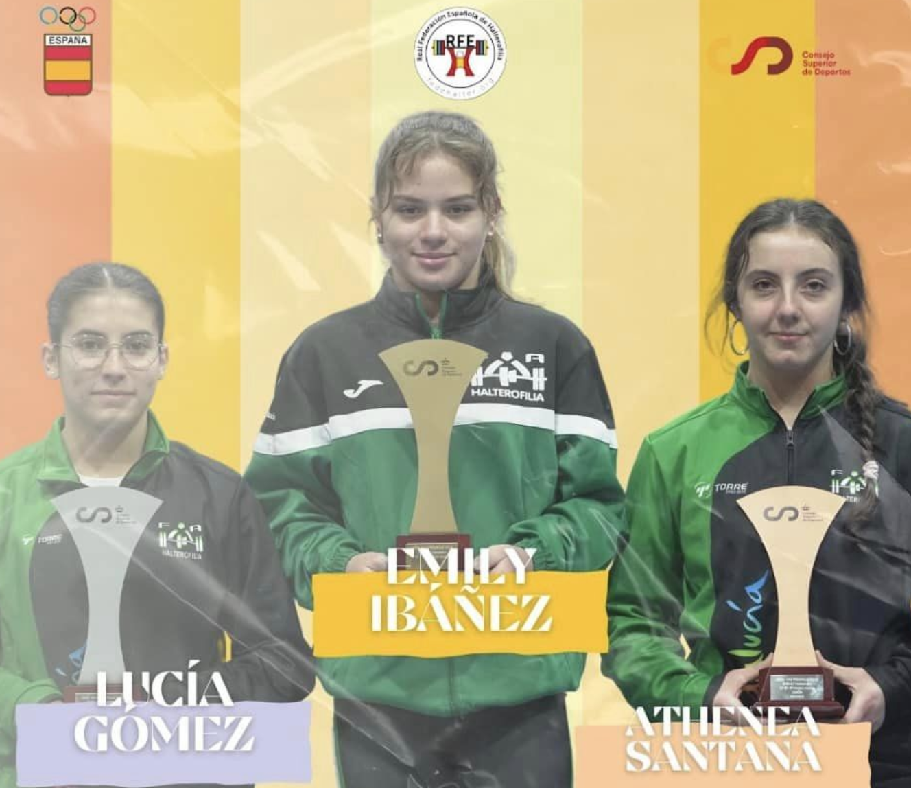 National championships in Europe: 12-year-old Emily within 2kg of ...