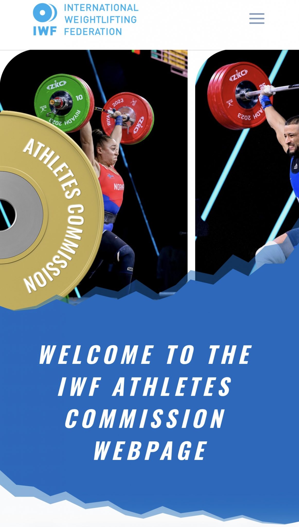 IWF launches dedicated Athletes Commission webpage – International ...